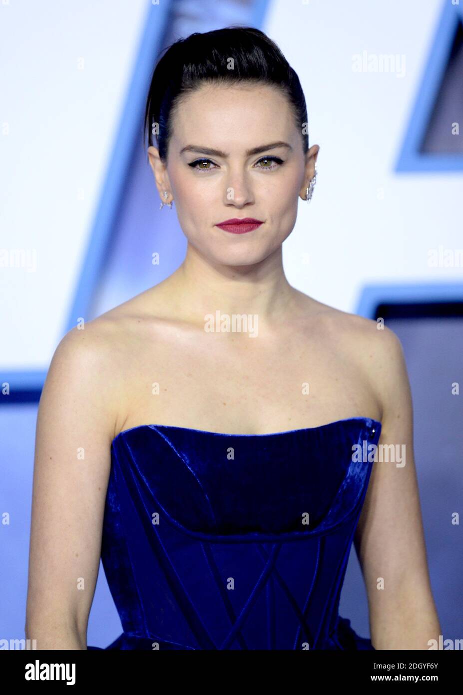 Daisy Ridley attending the Premiere of Star Wars: The Rise of Skywalker ...