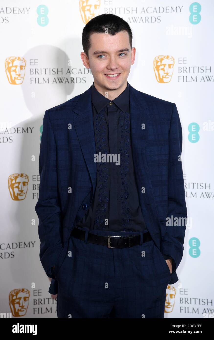 Asa Butterfield at the BAFTA Nominations Announcements 2020, at BAFTA ...