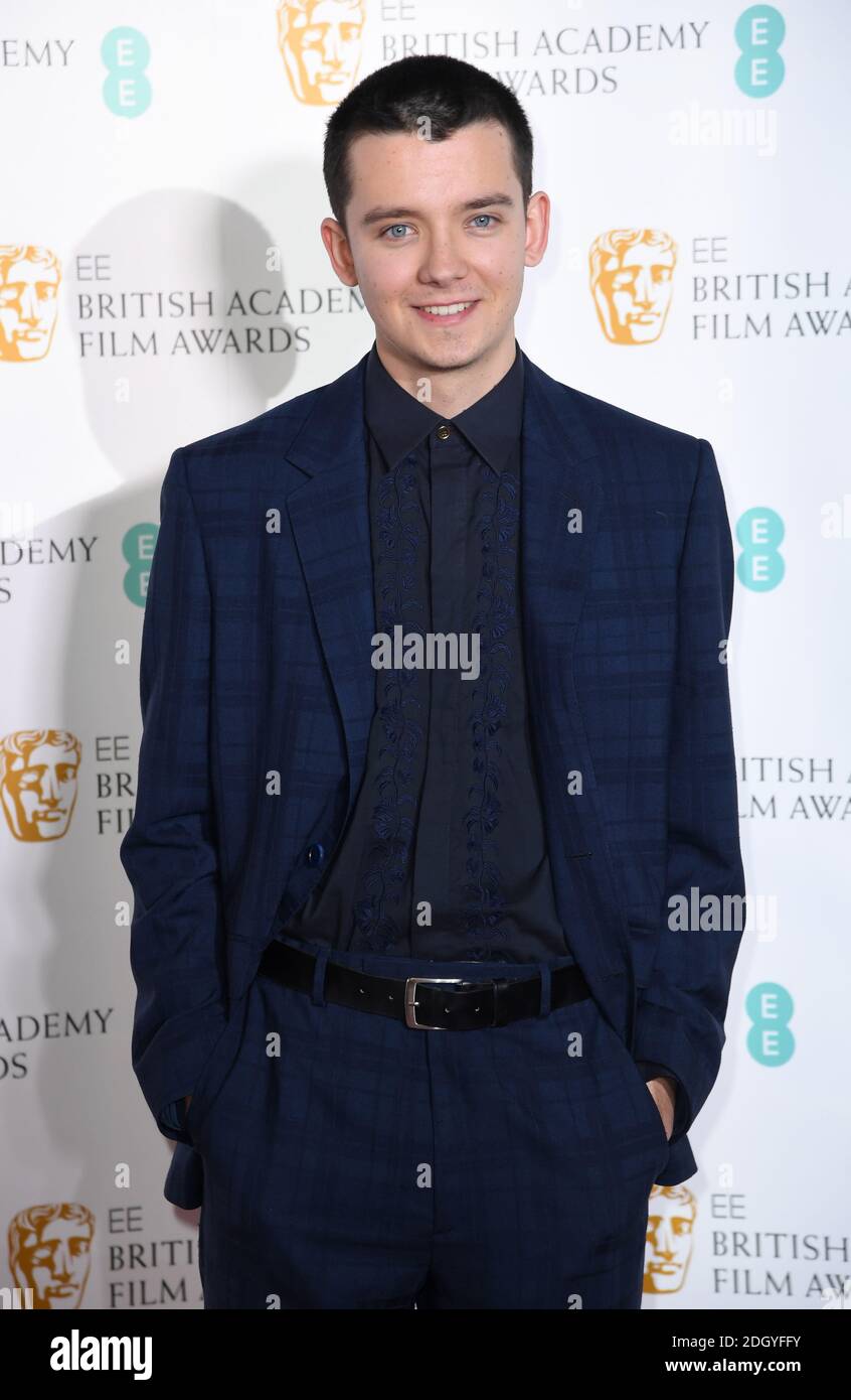 Asa Butterfield at the BAFTA Nominations Announcements 2020, at BAFTA ...