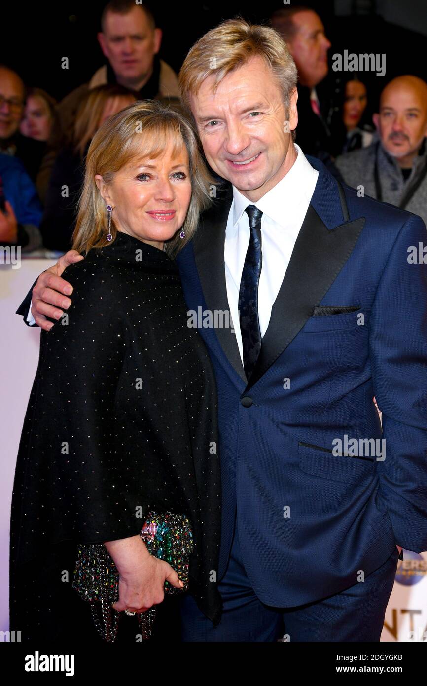 Karen Barber and Christopher Dean attending the National Television ...