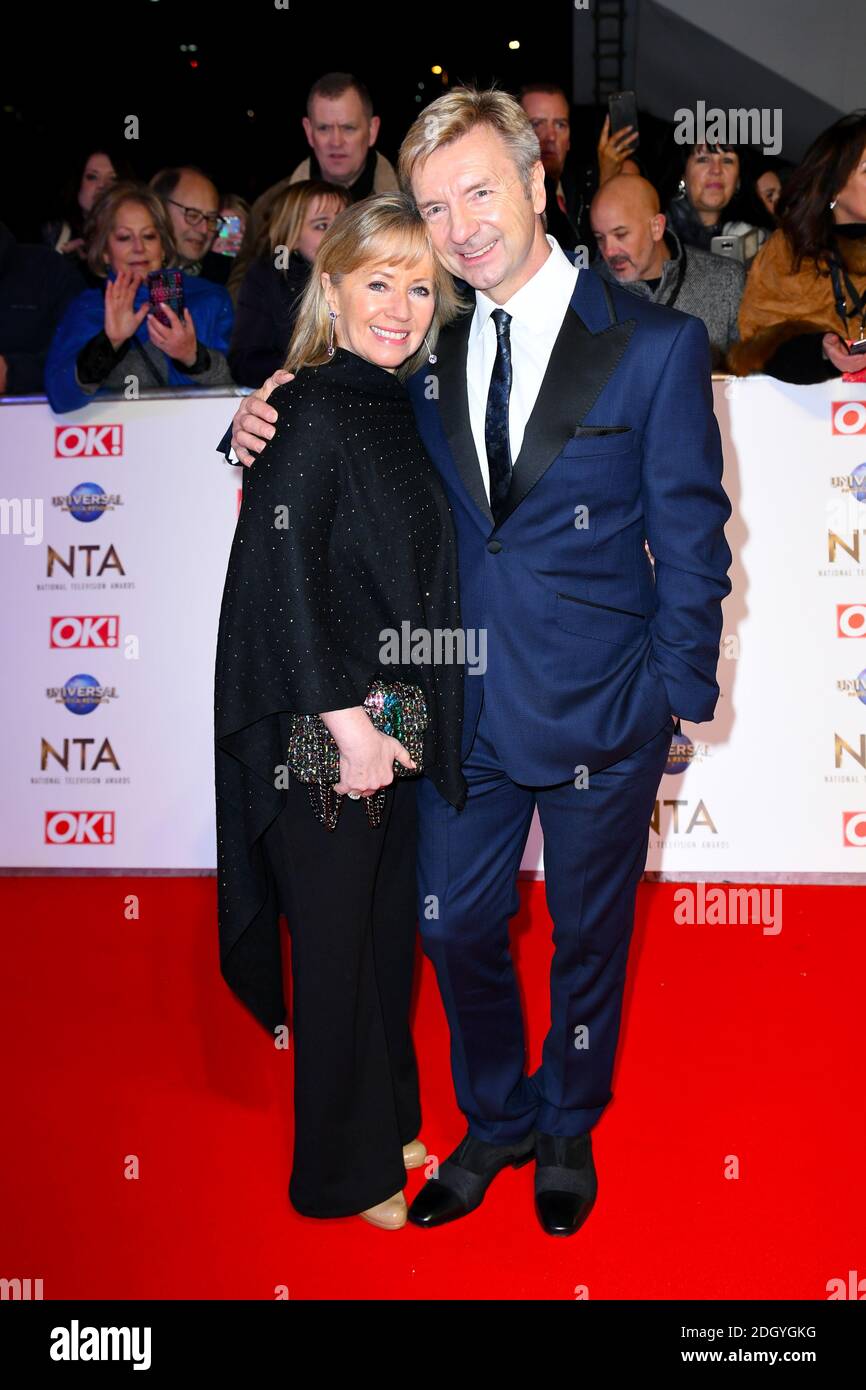 Karen Barber and Christopher Dean attending the National Television ...