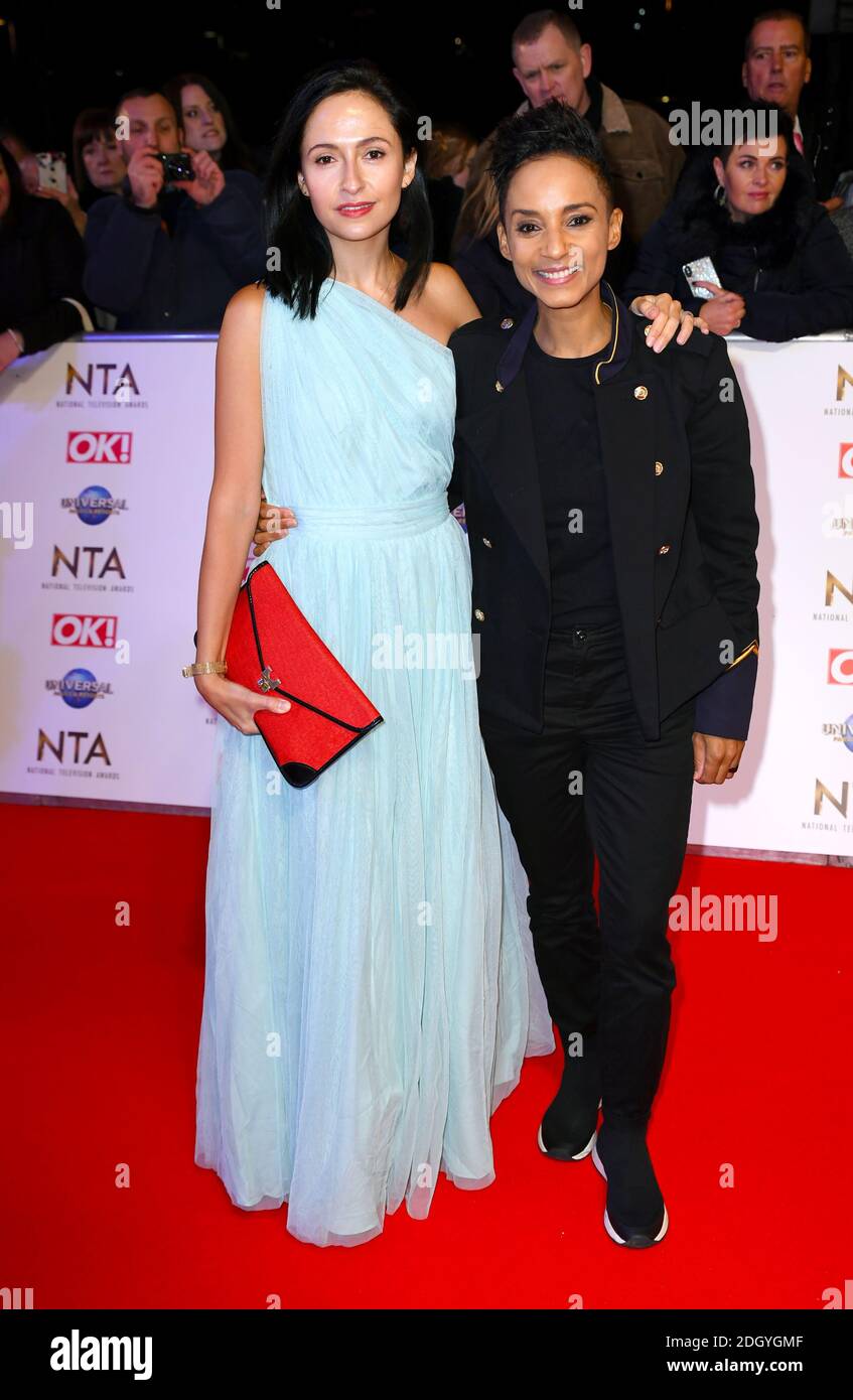 Adele Roberts and Kate Holderness attending the National Television ...