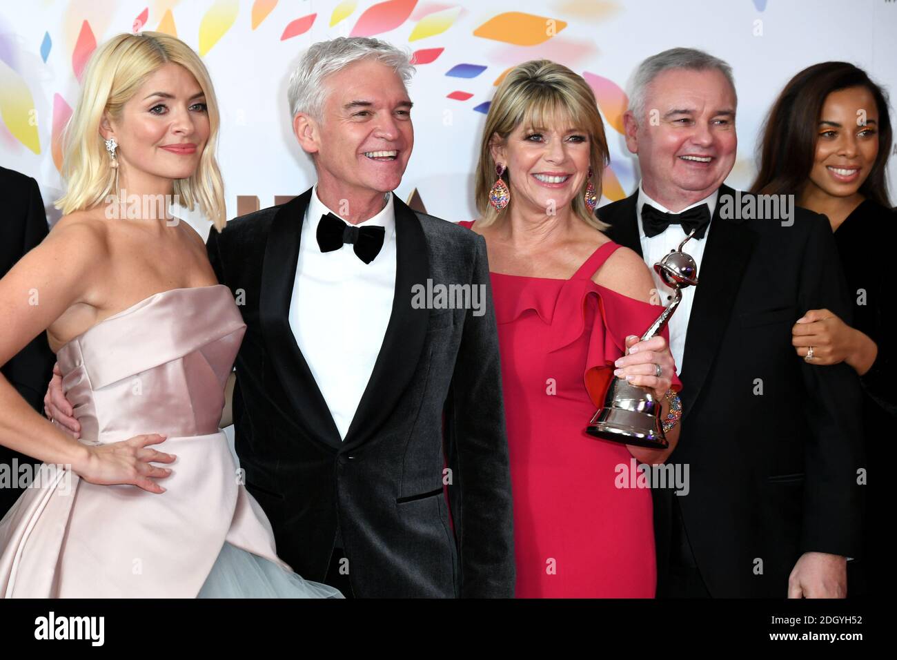 (left to right) Holly Wiloughby, Phillip Schofield, Ruth Langsford and ...