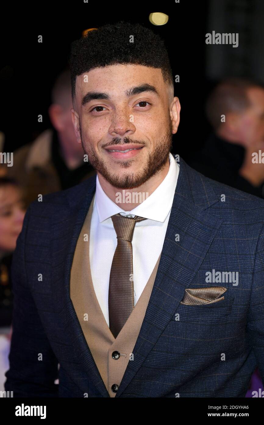 Jurell Carter attending the National Television Awards 2020 held at the ...