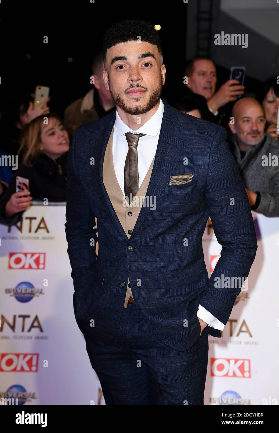 Jurell Carter attending the National Television Awards 2020 held at the ...