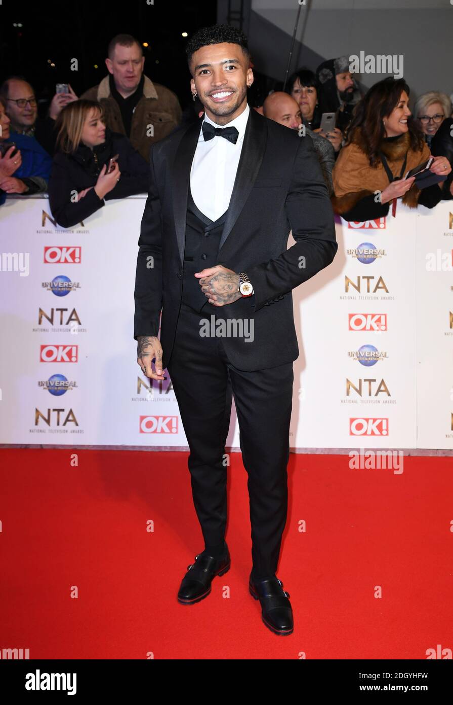 Michael Griffiths attending the National Television Awards 2020 held at ...
