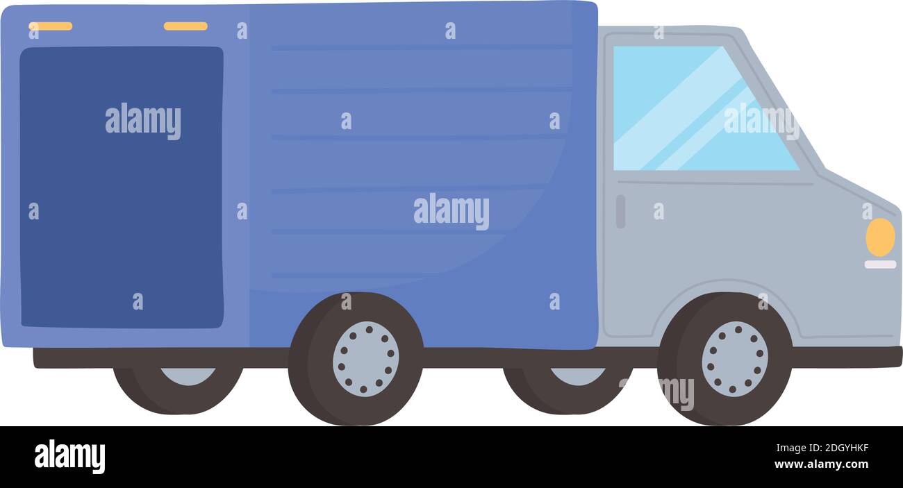 truck delivery transport service icon design on white background vector ...