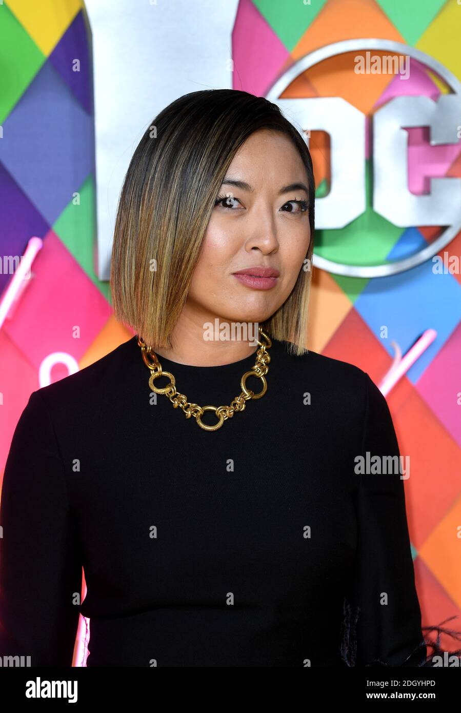 Cathy Yan attending the Birds of Prey World Premiere held at The Odeon ...