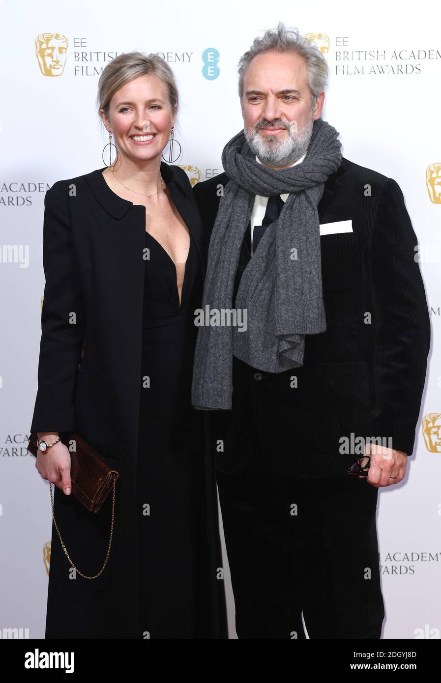 Alison Balsom and Sam Mendes attending The British Academy Film Awards ...