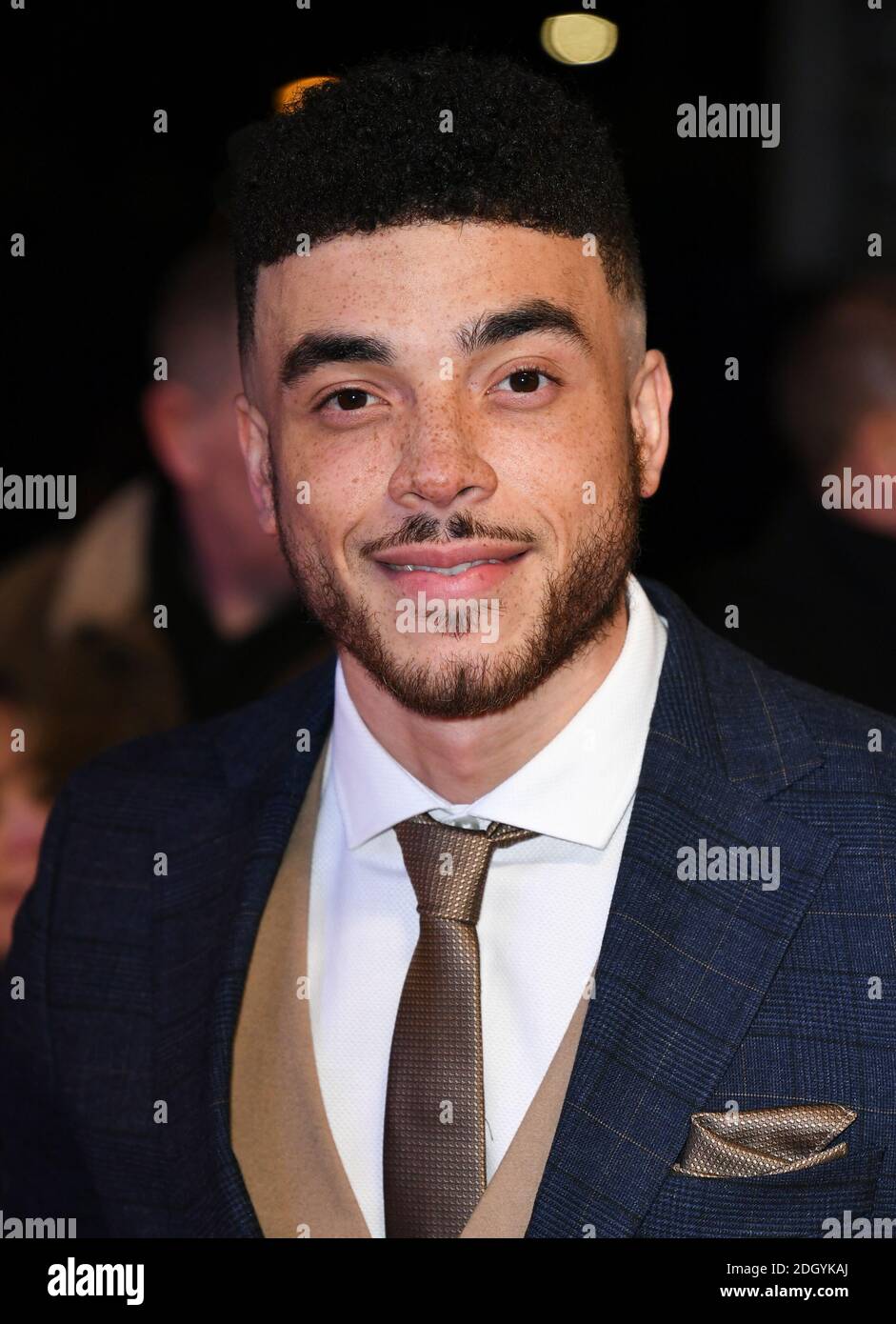 Jurell carter attending national television awards 2020 held o2 arena ...