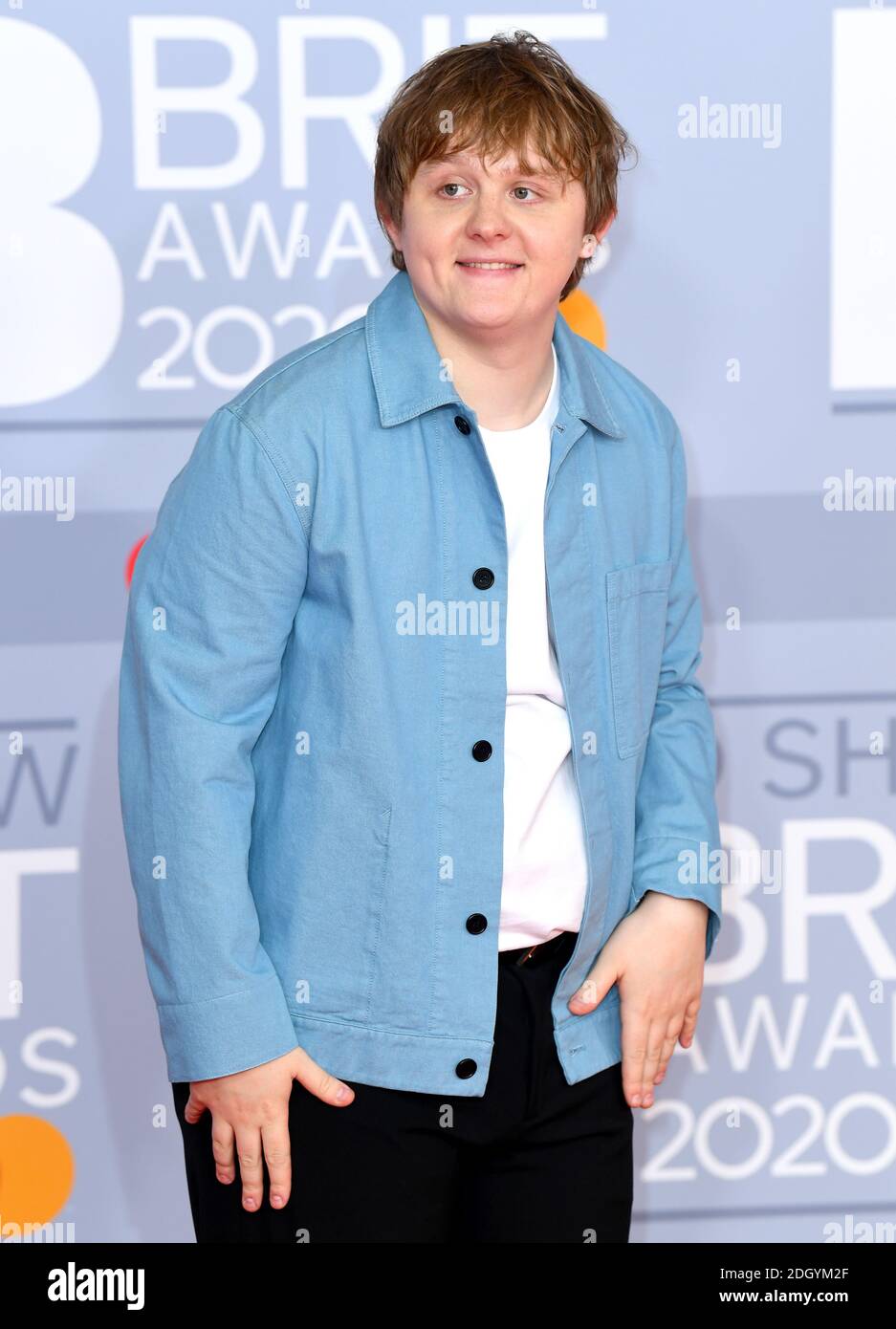 Lewis Capaldi arriving for the Brit Awards 2020 at the O2 Arena, London ...