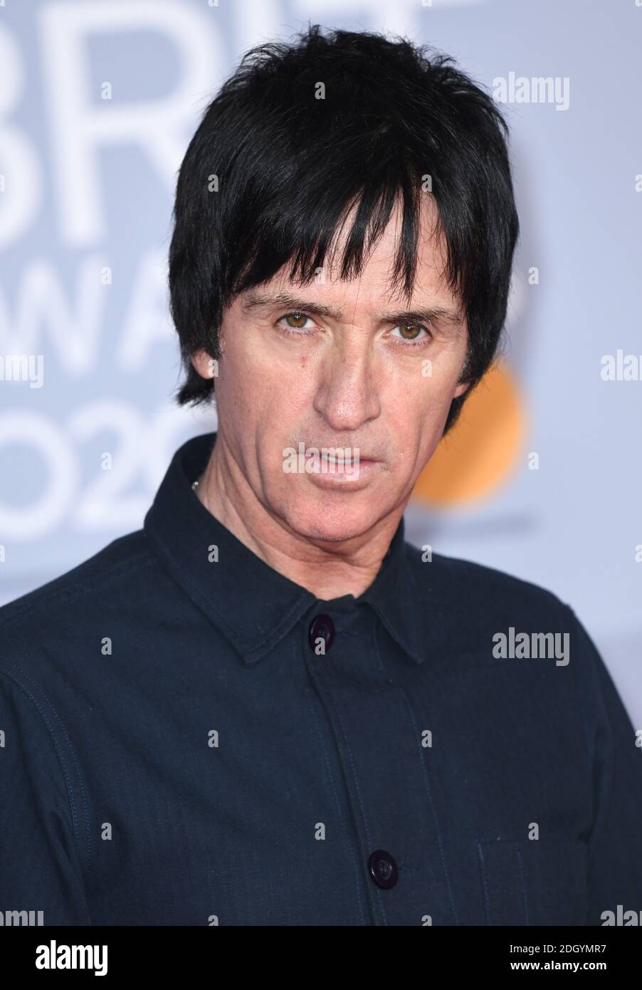 Johnny Marr arriving for the Brit Awards 2020 at the O2 Arena, London ...