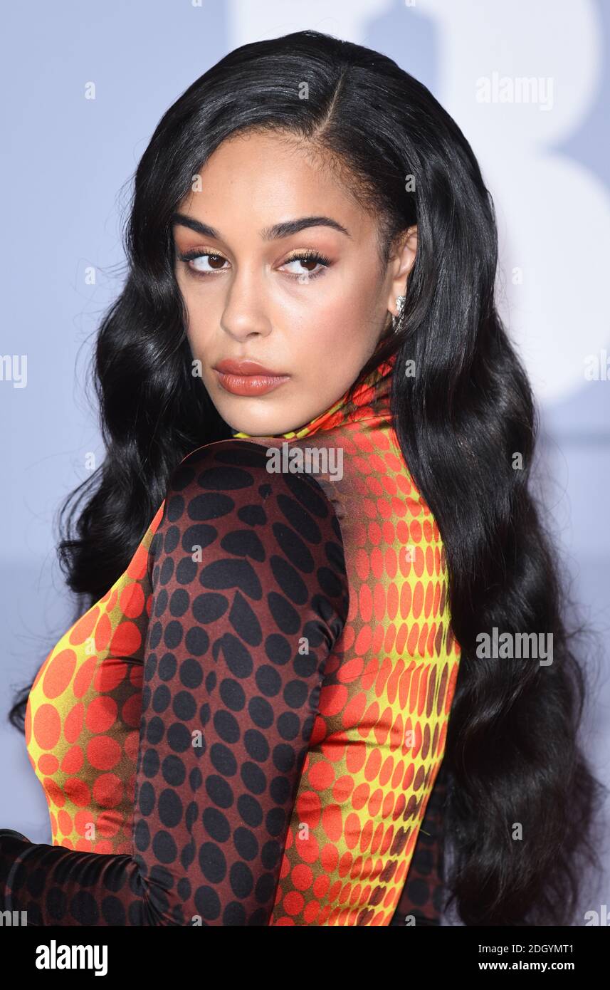 Jorja Smith arriving for the Brit Awards 2020 at the O2 Arena, London ...