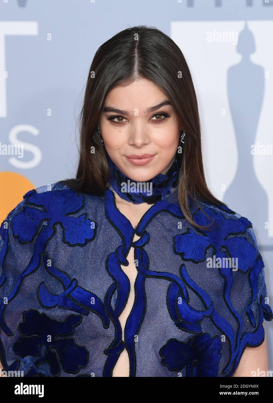 Hailee Steinfeld arriving for the Brit Awards 2020 at the O2 Arena ...