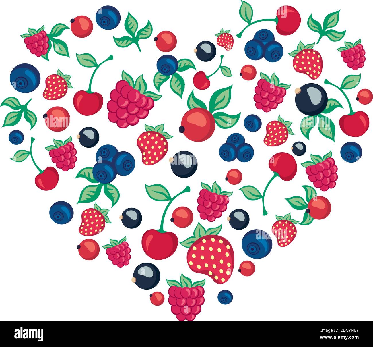 Berries vector vectors hi-res stock photography and images - Alamy