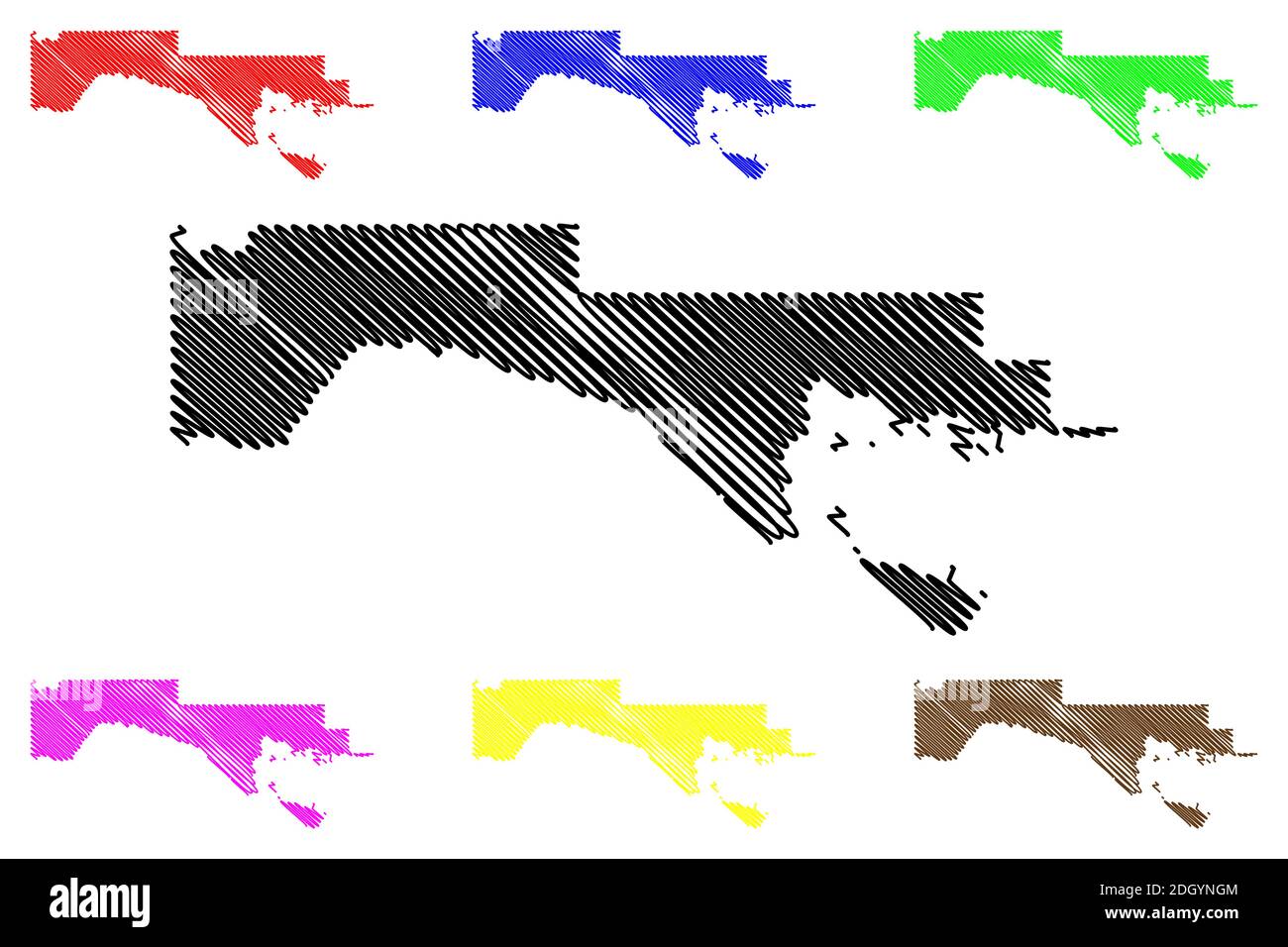 St ignace michigan map hi-res stock photography and images - Alamy