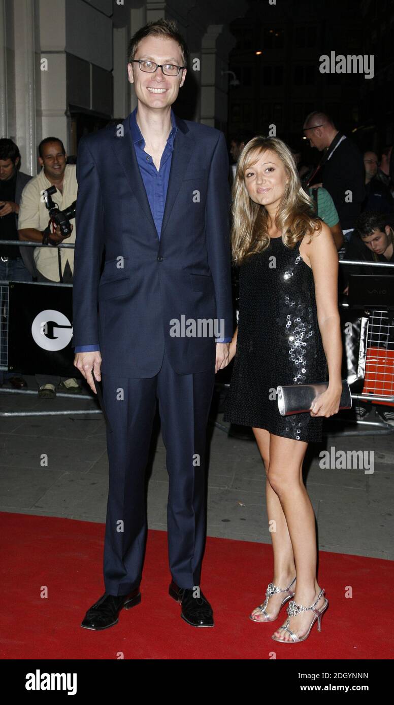 Stephen Merchant and partner arrive for the GQ Men of the Year Awards ...