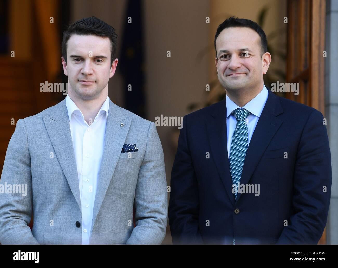 Leo varadkar during their visit to dublin hi-res stock photography and ...