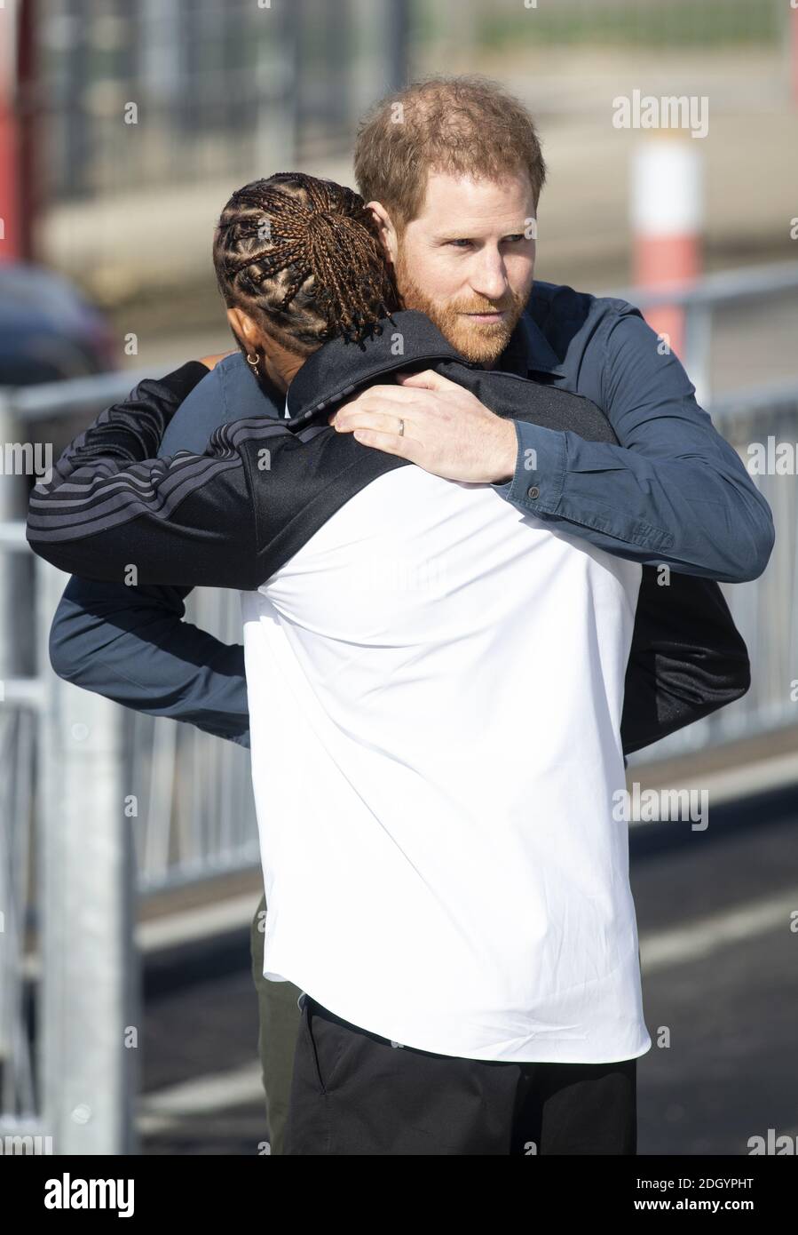 The Duke of Sussex and Lewis Hamilton attending the opening of The ...