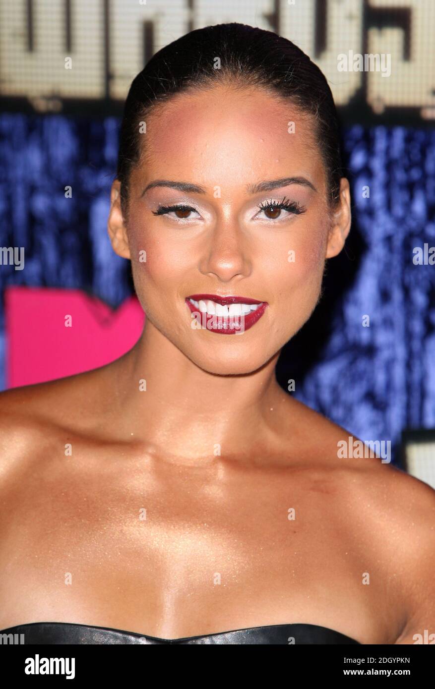 Alicia Keys attending the MTV Video Music Awards 2007, in Las Vegas ...