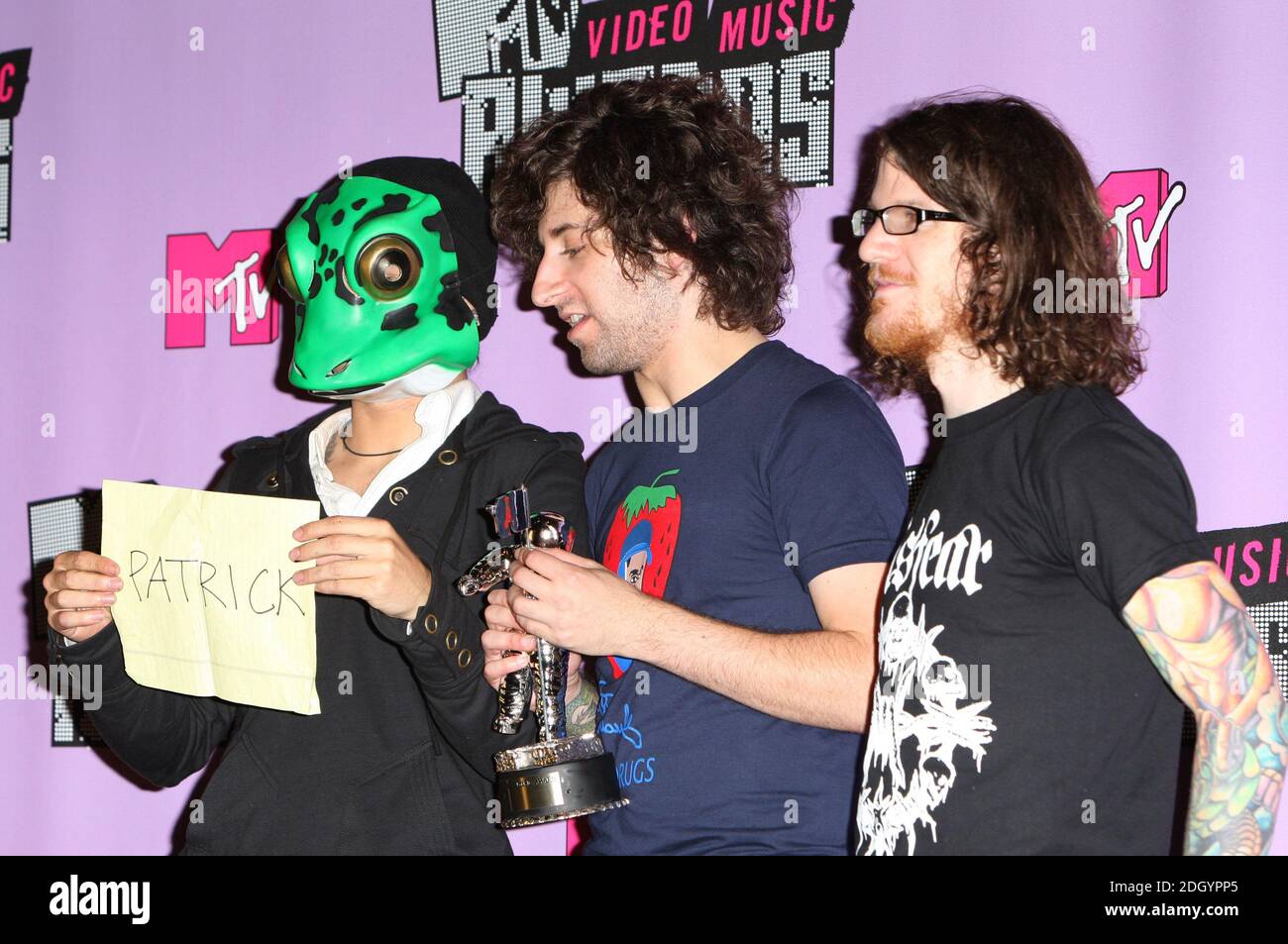 Fall Out Boy attending the MTV Video Music Awards 2007, in Las Vegas ...