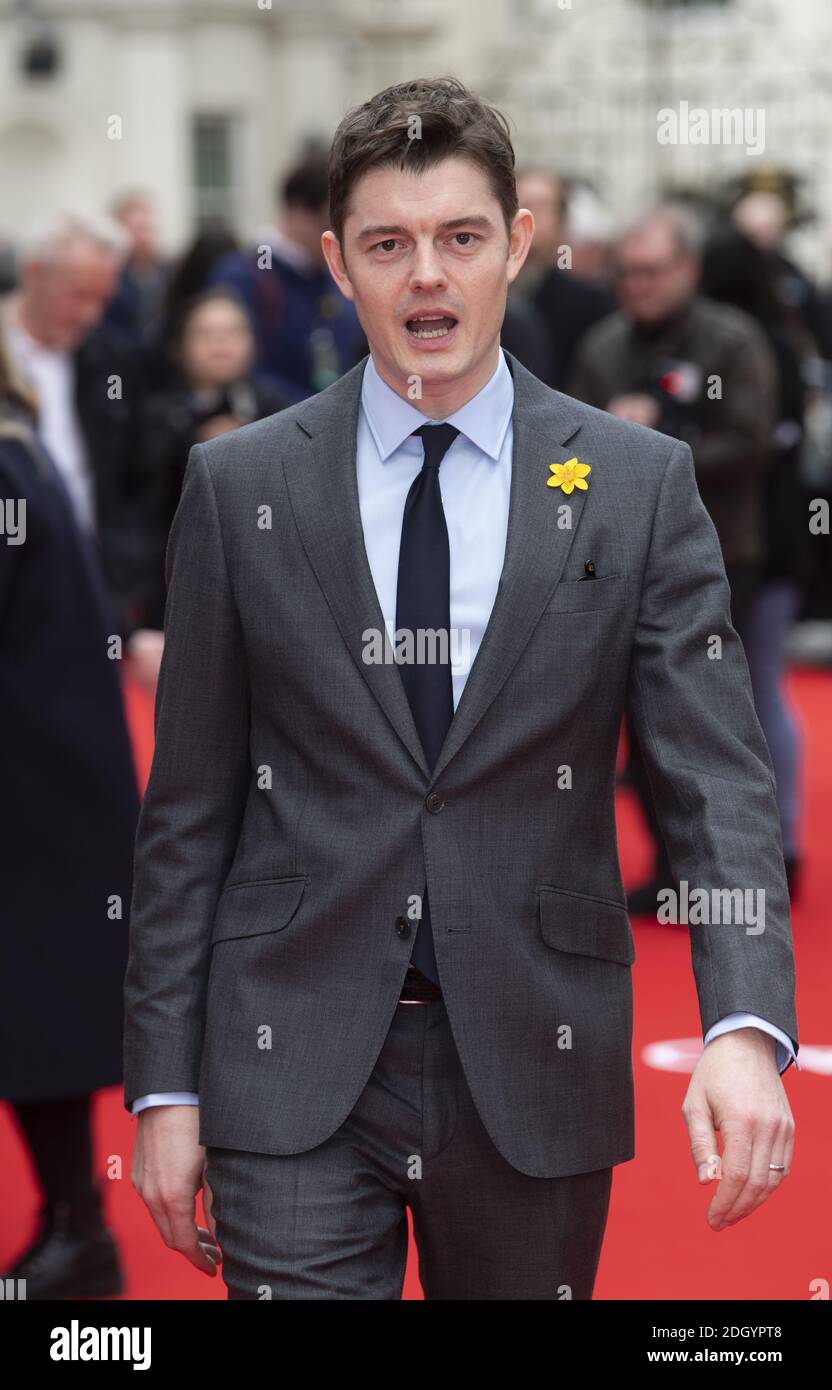 Sam Riley attending the UK Premiere of RADIOACTIVE at Curzon Mayfair ...