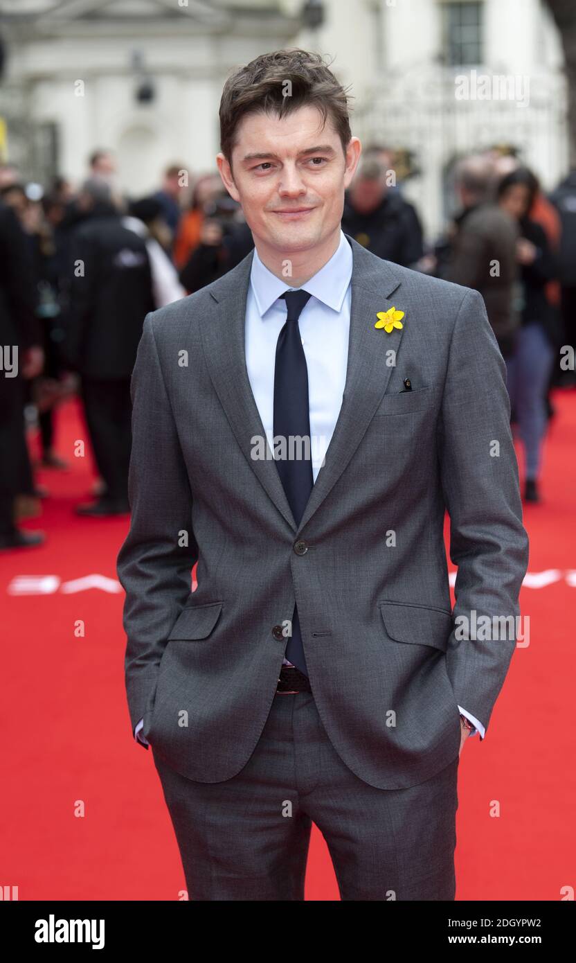 Sam Riley attending the UK Premiere of RADIOACTIVE at Curzon Mayfair ...