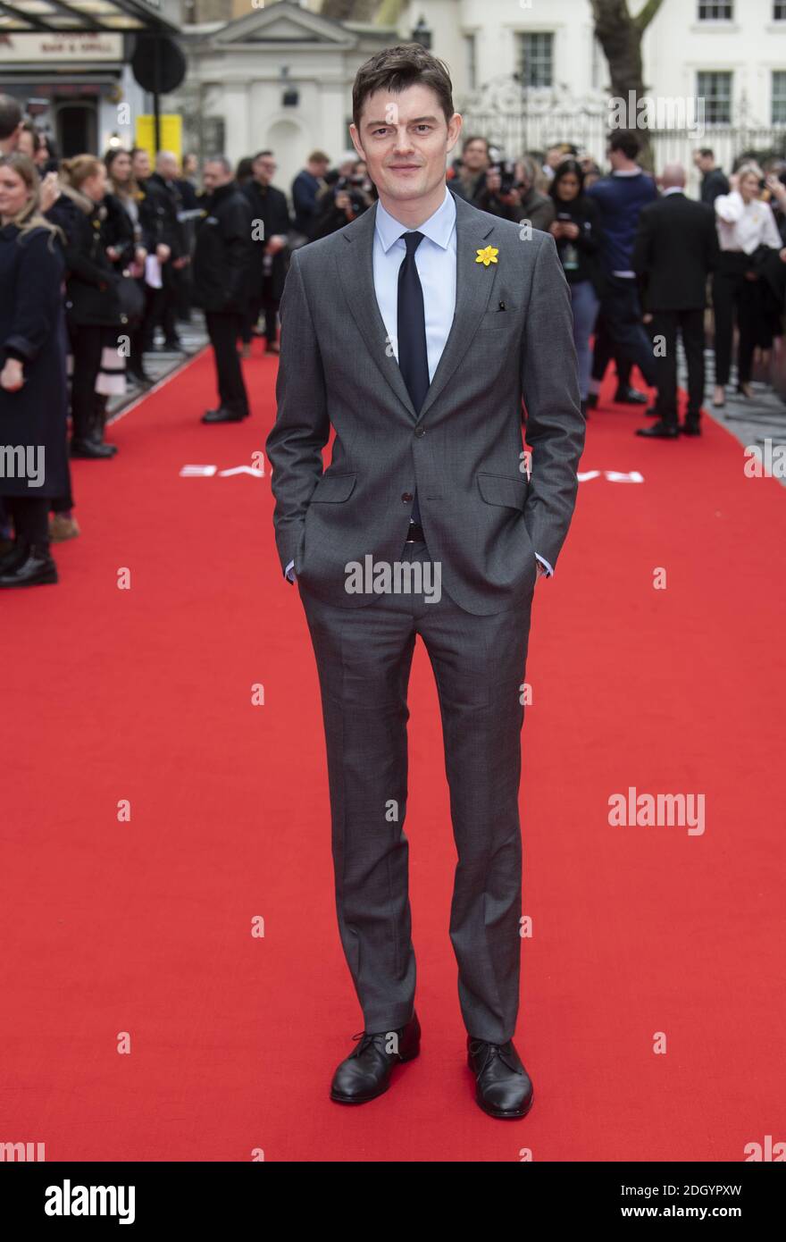 Sam Riley attending the UK Premiere of RADIOACTIVE at Curzon Mayfair ...