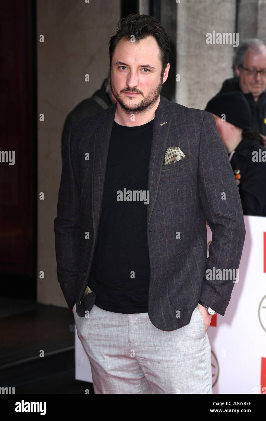 James Bye arriving at the TRIC Awards, Grovesnor House Hotel, London ...