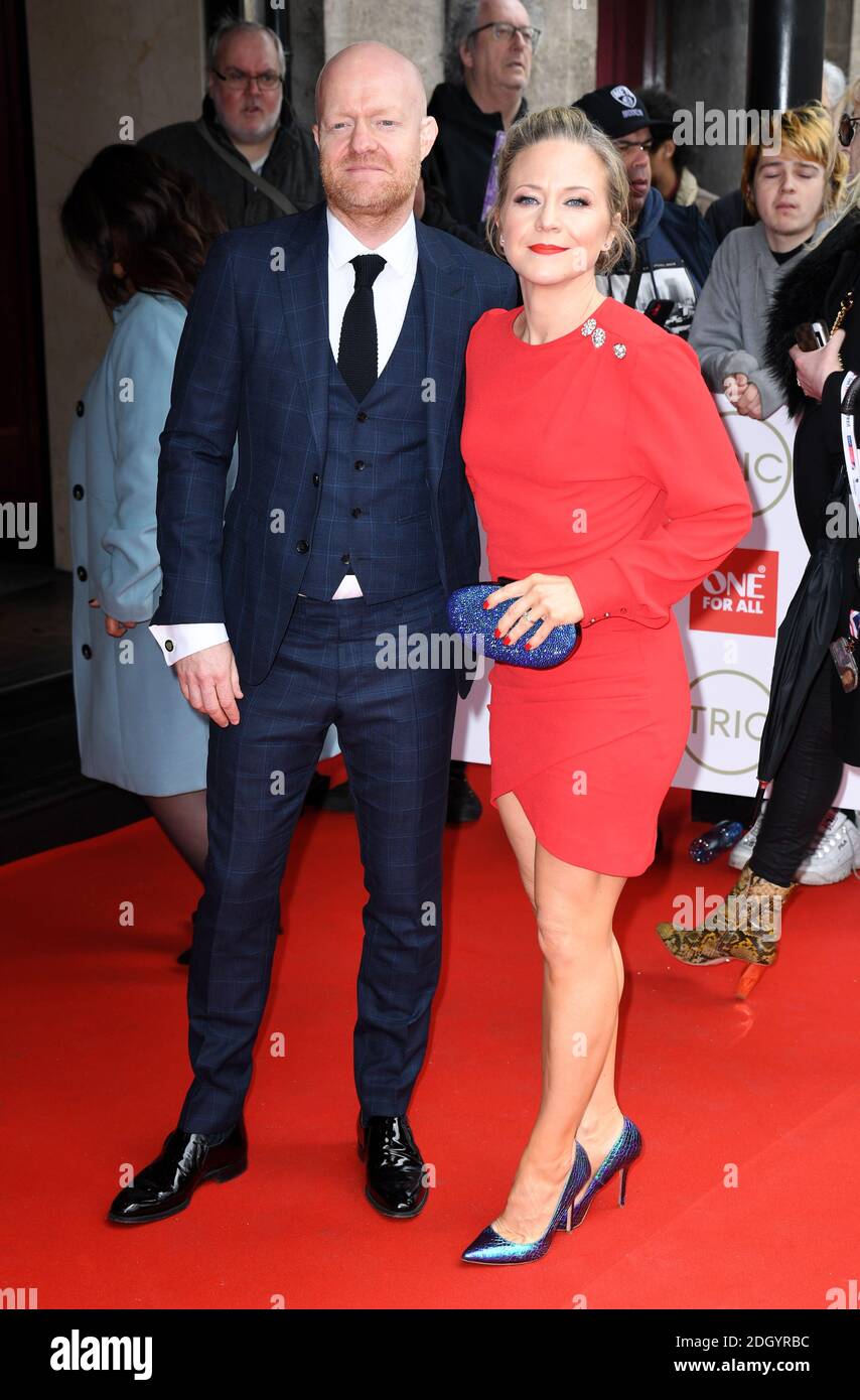 Jake Wood and Kelly Bright arriving at the TRIC Awards, Grovesnor House ...