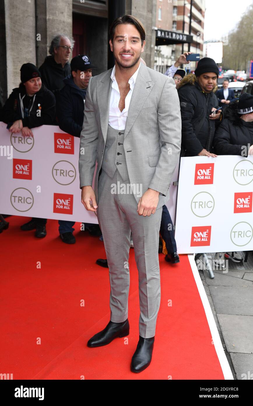 James Lock arriving at the TRIC Awards, Grovesnor House Hotel, London ...