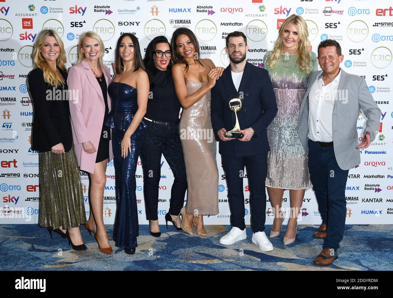 The cast of Strictly Come Dancing with the Award for Reality Programme ...