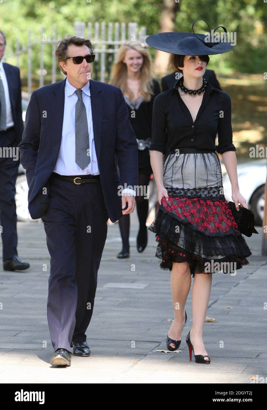 Bryan Ferry attending the memorial service for Isabella Blow at the ...