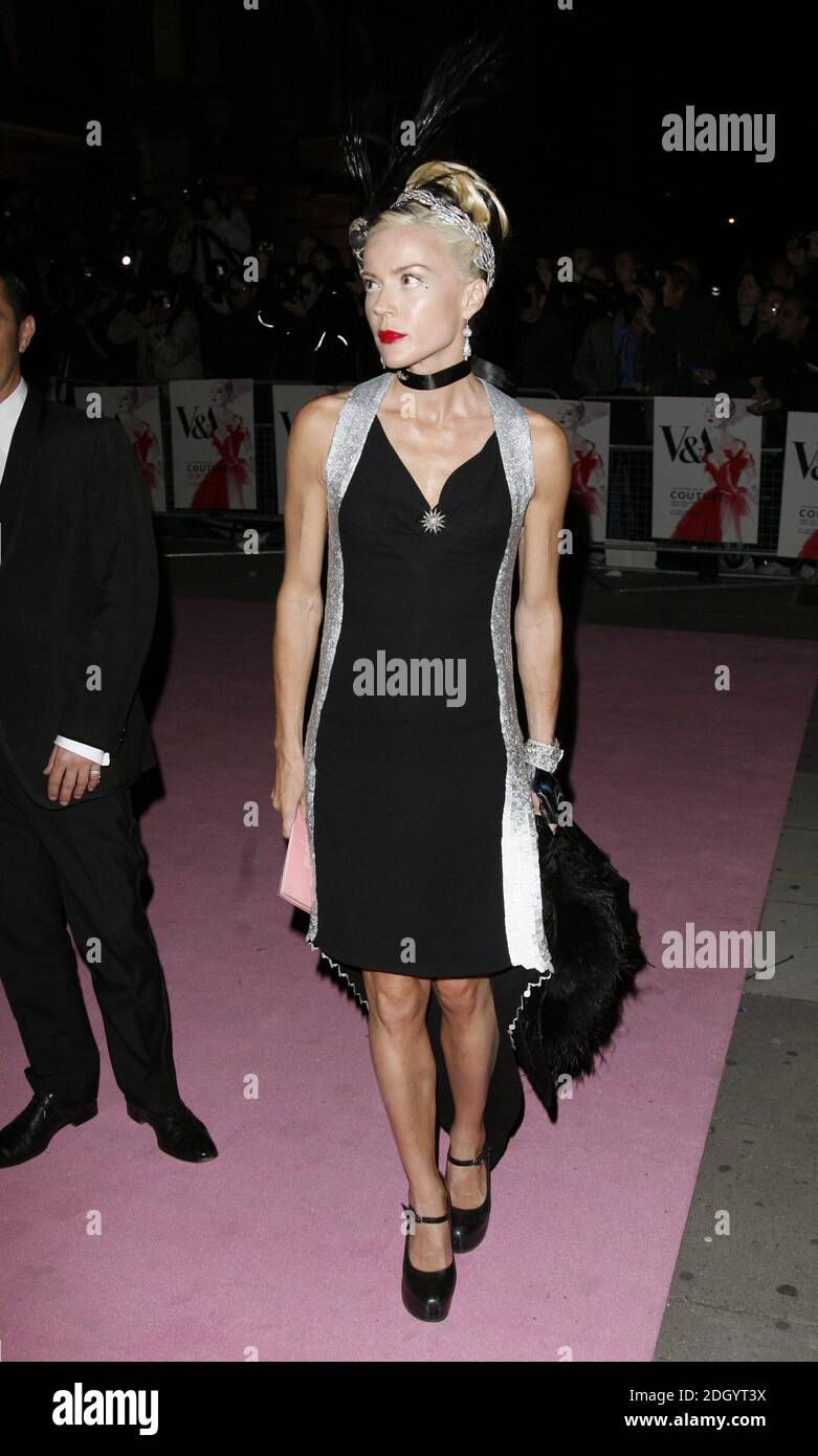 Daphne Guinness arriving or the Golden Age of Couture Gala at the ...