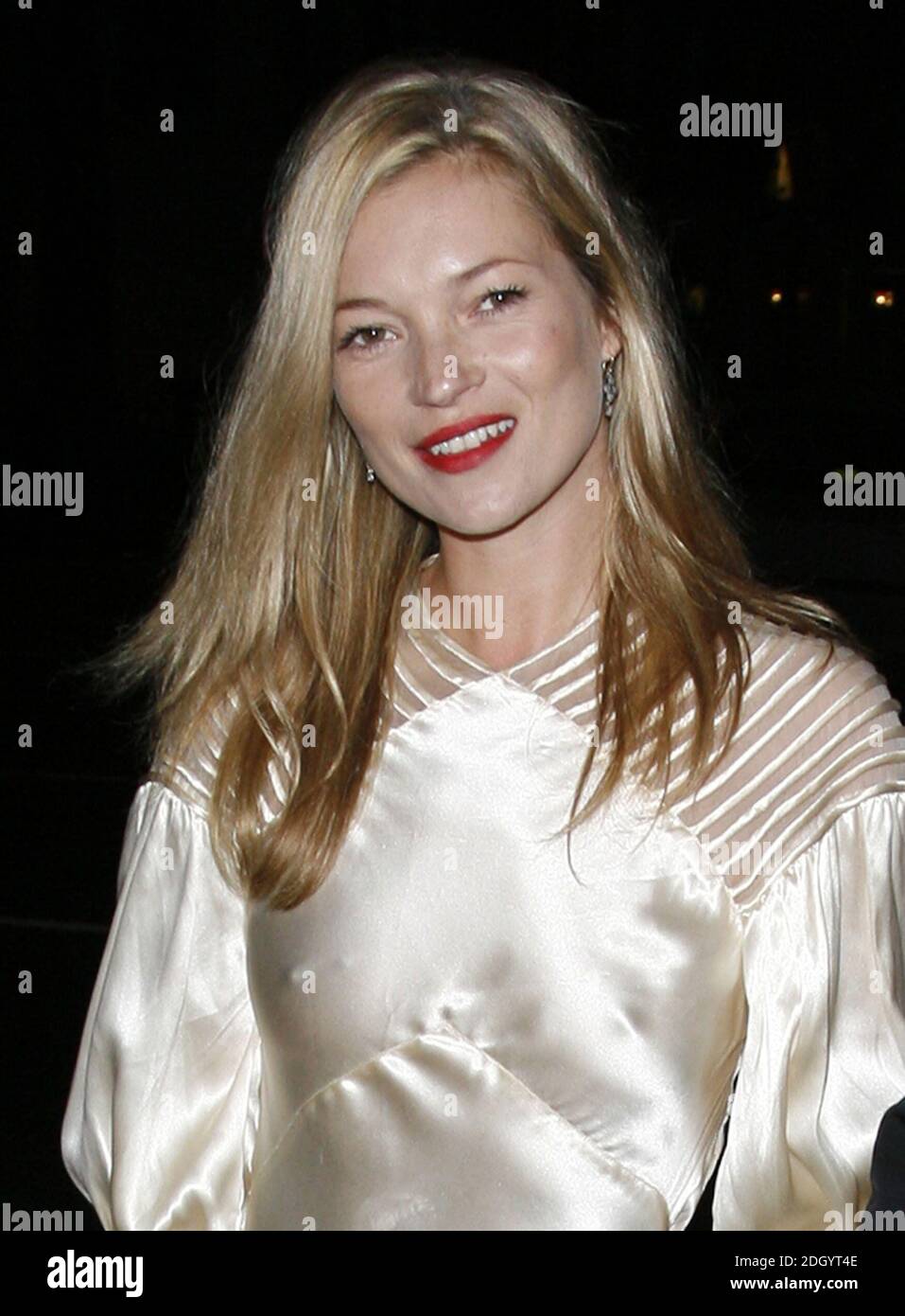 Kate Moss arriving or the Golden Age of Couture Gala at the Victoria ...