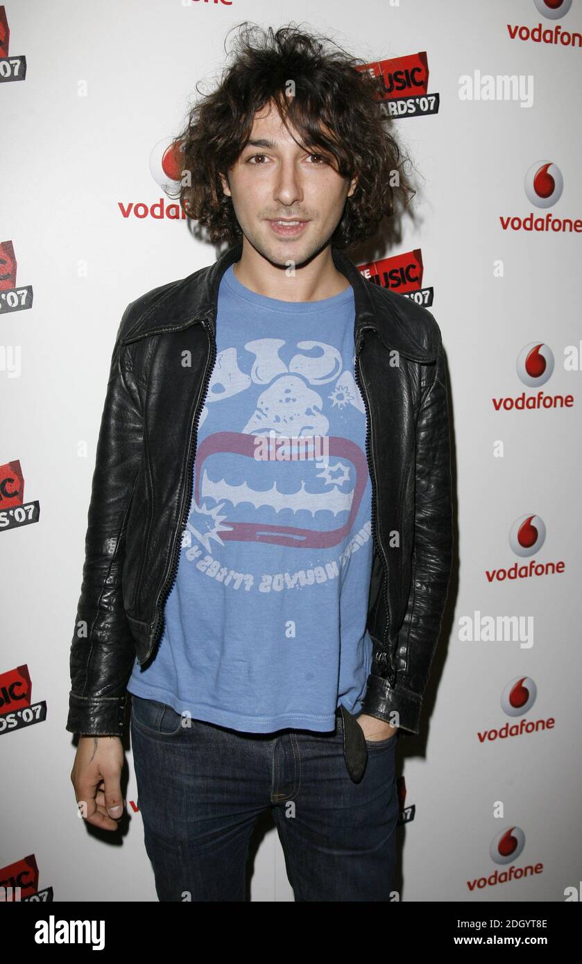Alex Zane arriving at The Vodafone Live Awards 2007, Earls Court ...