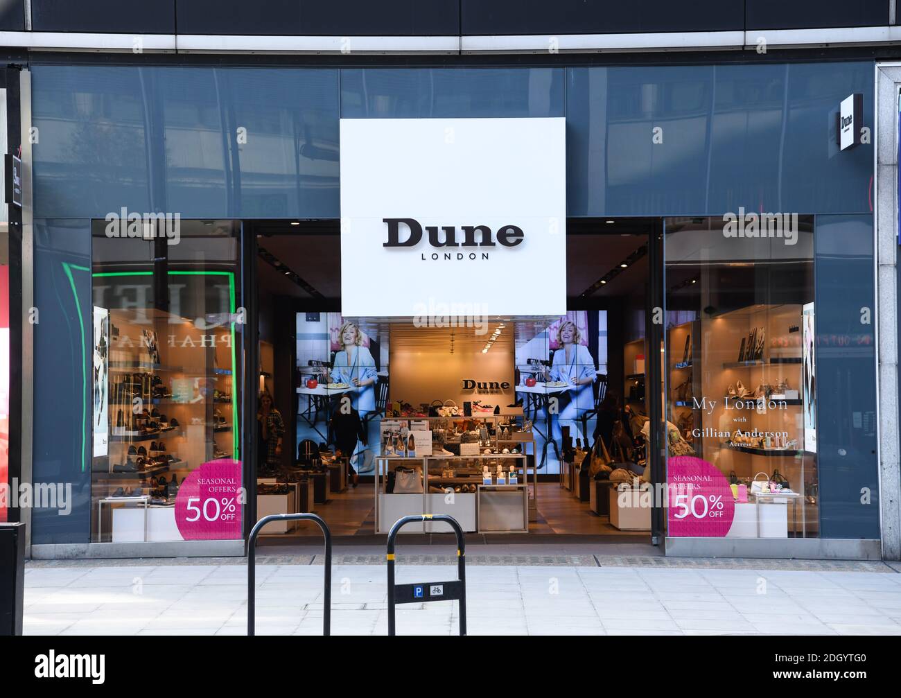 Dune London, Oxford Street, London. Photo credit should read: Doug ...