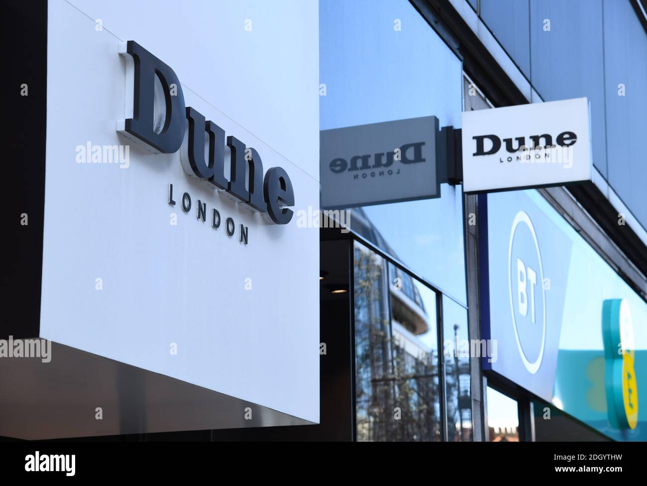 Dune London, Oxford Street, London. Photo credit should read: Doug ...