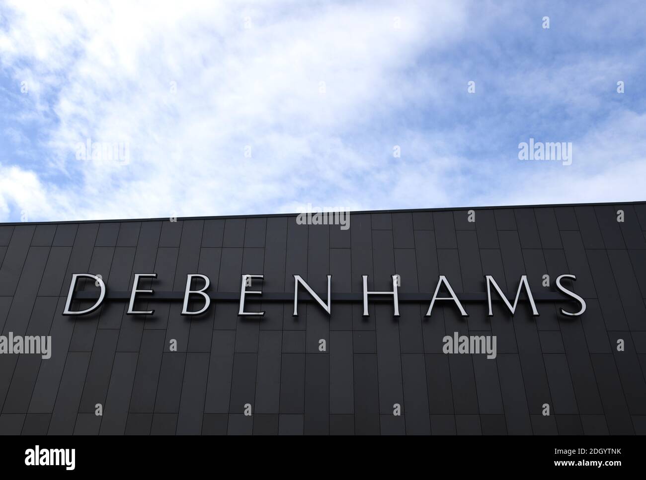Debenhams, Store shown Roaring Meg retail park, Stevenage ...