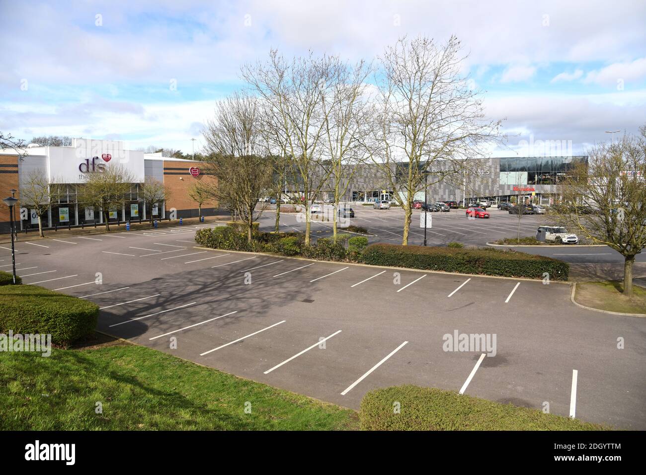 Roaring Meg retail park, Stevenage, Hertfordshire. Photo credit should ...