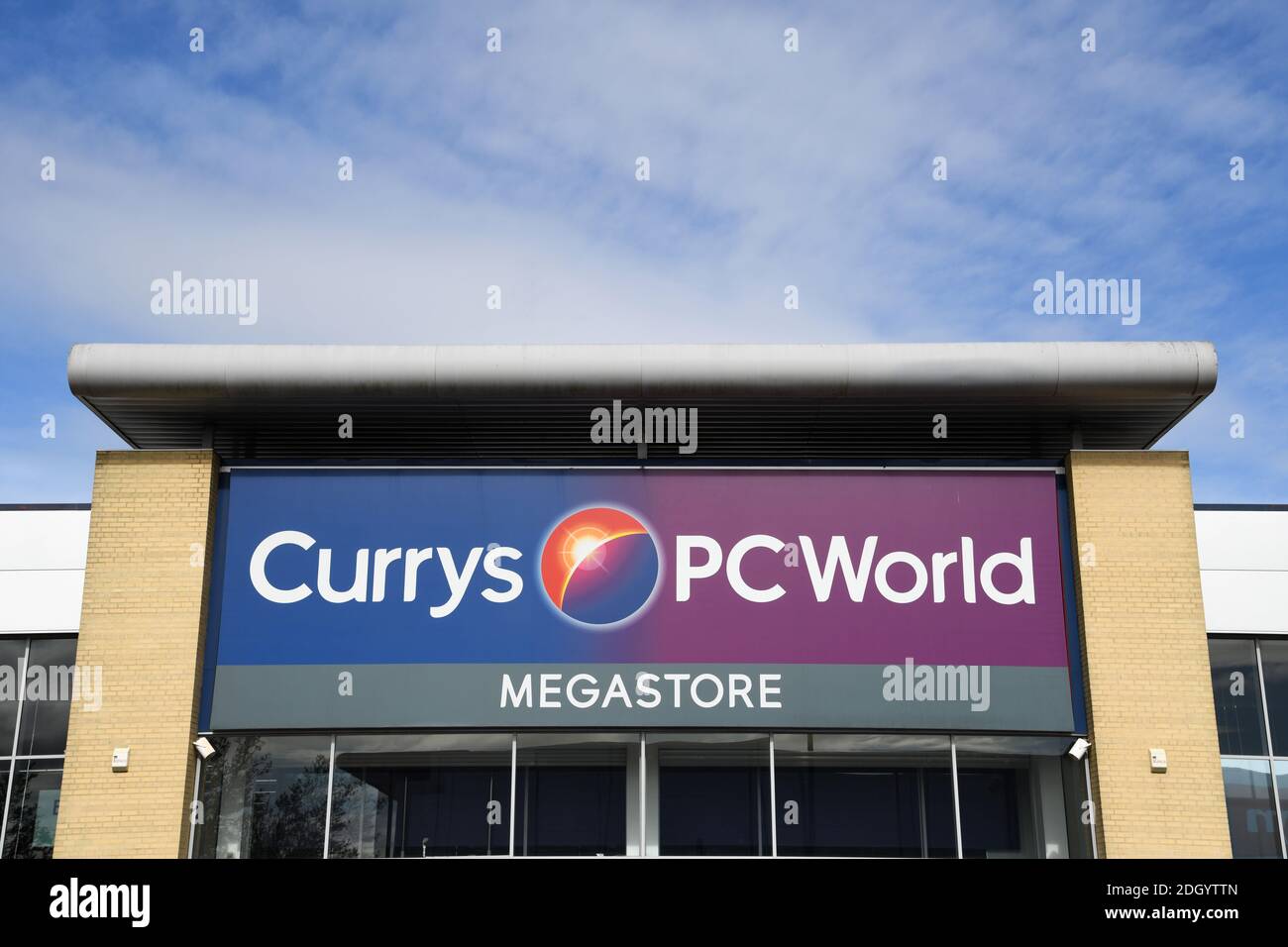 Currys PC World. Store shown Roaring Meg retail park, Stevenage ...
