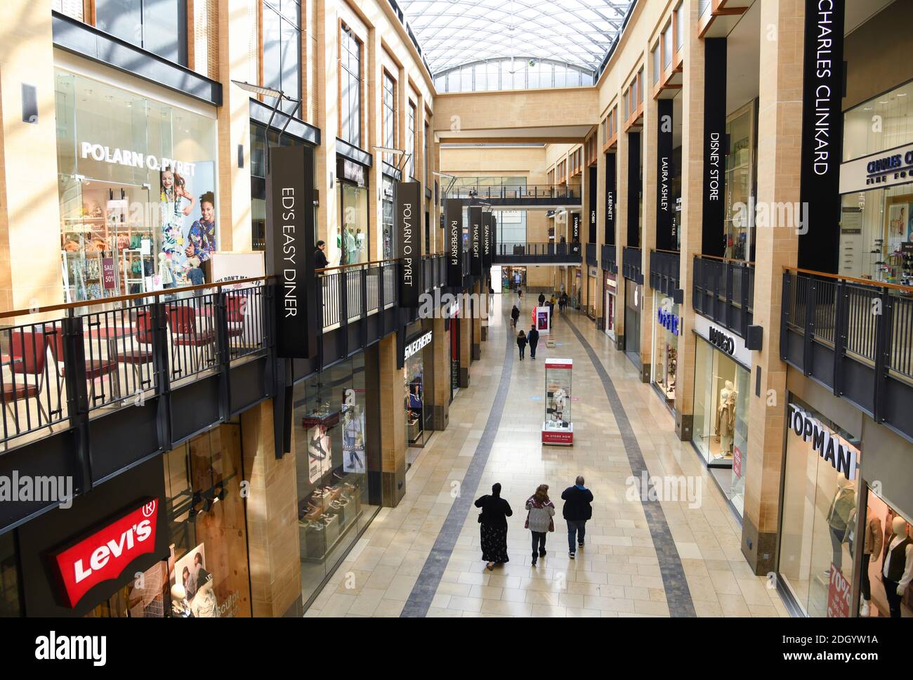 The Grand Arcade, Cambridge City Centre. Photo credit should read: Doug ...