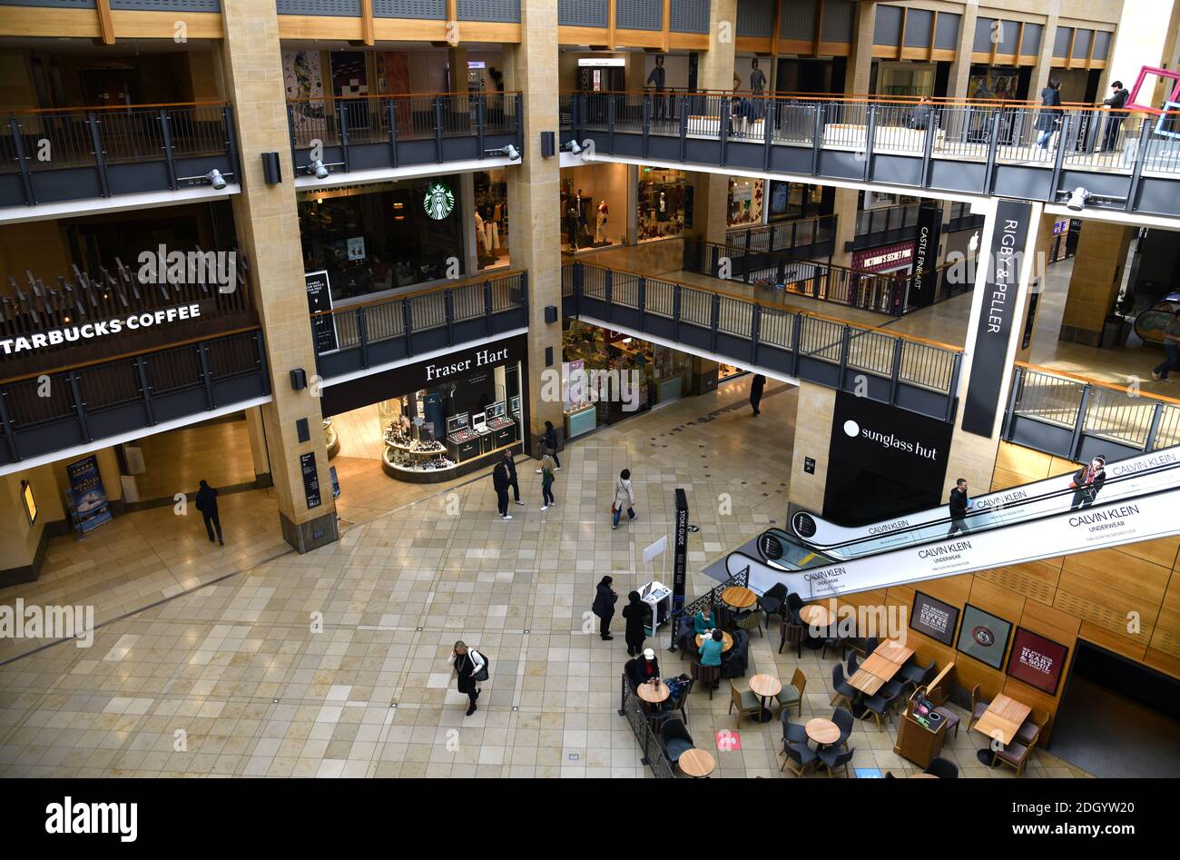 The Grand Arcade, Cambridge City Centre. Photo credit should read: Doug ...