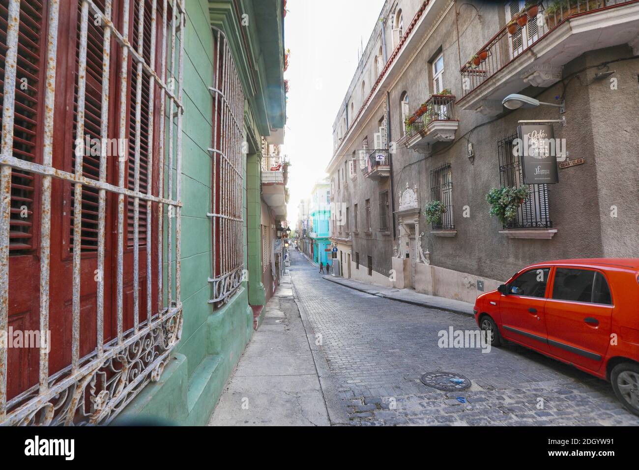 Colorful architecture of the Atlantic coast of Havana, the capital of ...