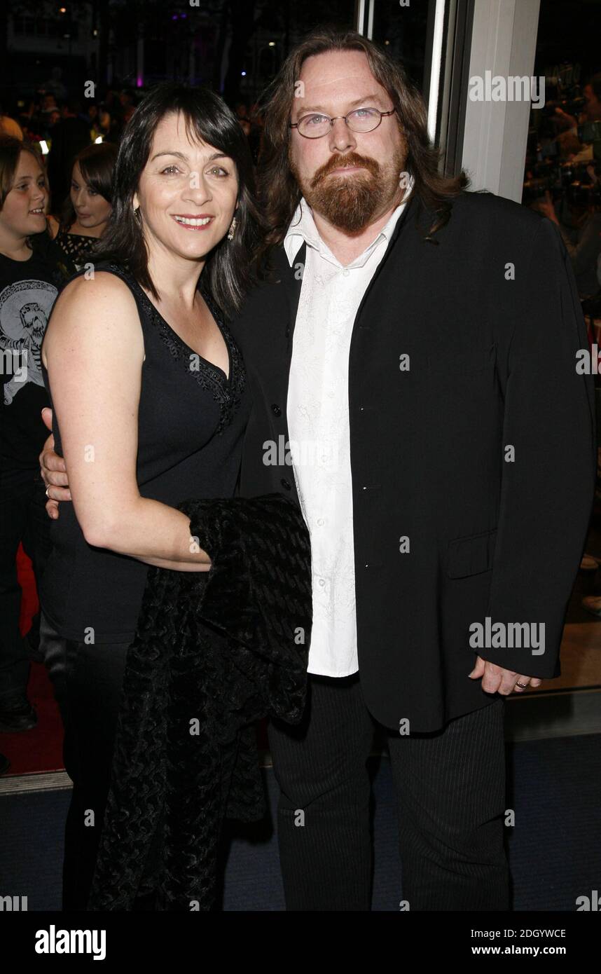 Director Clayton Jacobson (right) and wife arriving at the premiere of ...