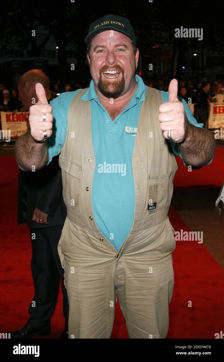 Shane Jacobson arriving at the premiere of Kenny at the Odeon West End ...