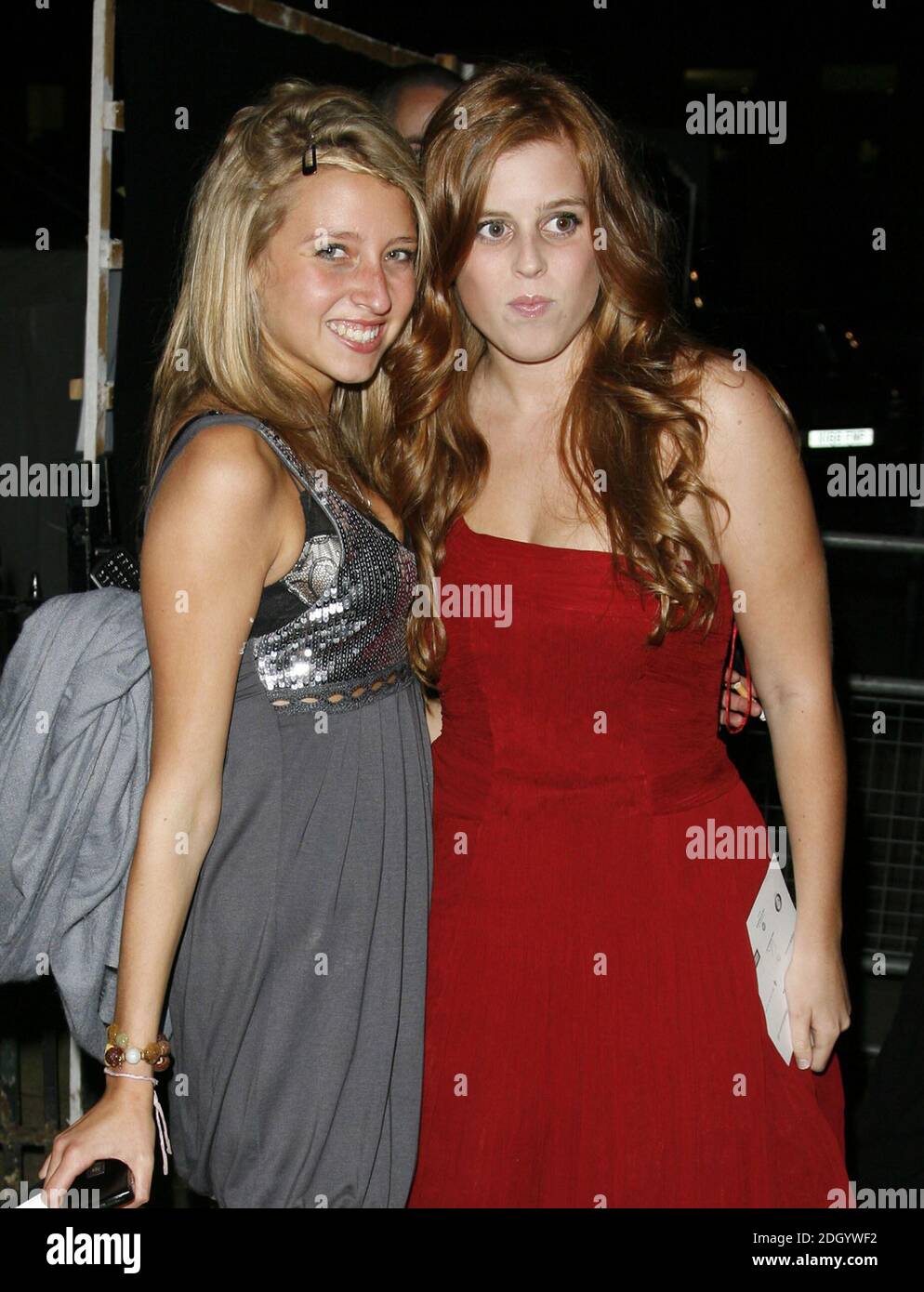Princess Beatrice and friend arriving at the BsquareB in Berkeley ...