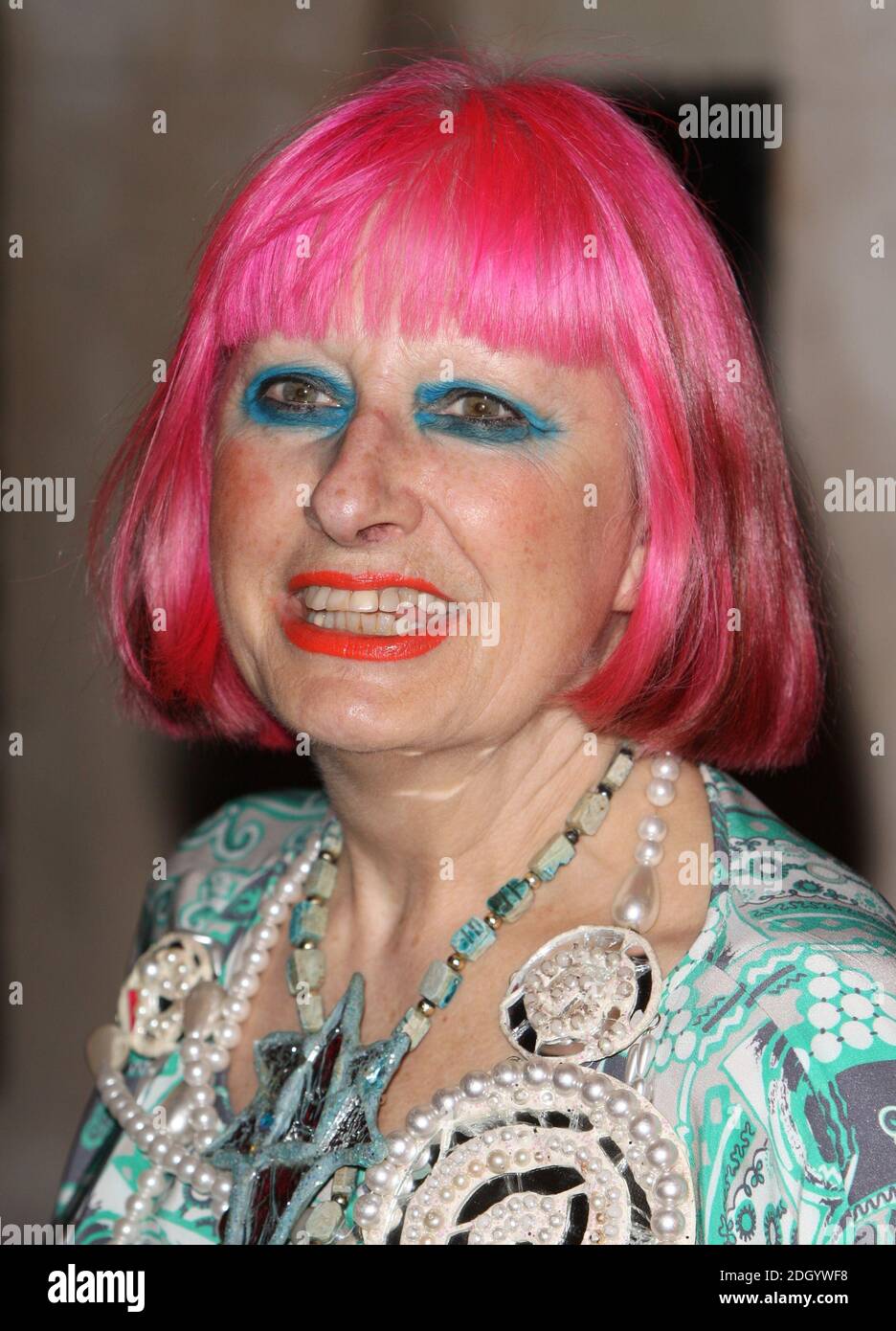 Zandra Rhodes arriving at the Theo Fennell Party in association with ...