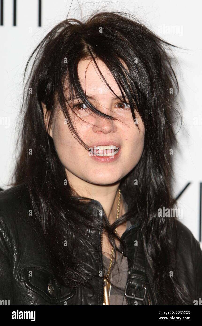Alison Mosshart from The Kills arriving at the unique collaborative ...