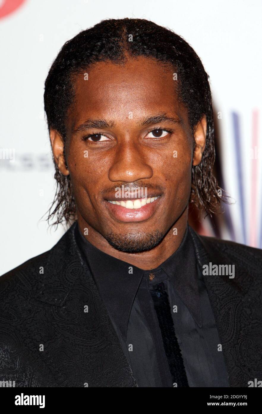 Didier Drogbar arriving for the MTV European Music Awards 2007, at ...